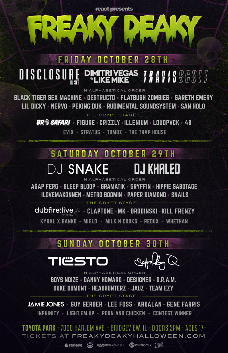 Celebrate Halloweekend at Chicago’s Freaky Deaky 2016! | Salacious Sound